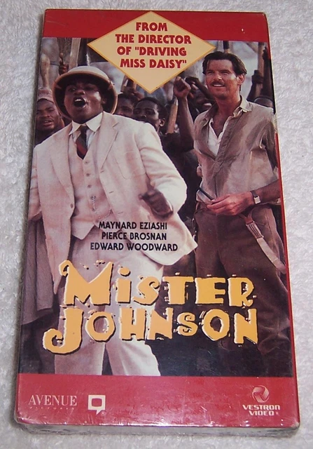 MISTER JOHNSON VHS Video Maynard Eziashi Pierce Brosnan Edward Woodward ...