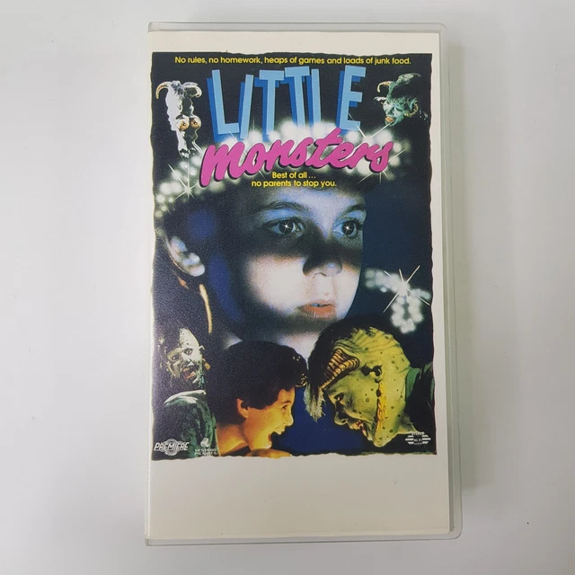 VINTAGE LITTLE MONSTERS VHS Tape Classic Family Film 1989 Fred Savage ...