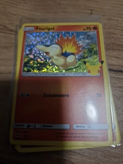 FEURIGEL 10/25 MCDONALD'S Celebrations Holo Pokémon Pokemon Karte ...
