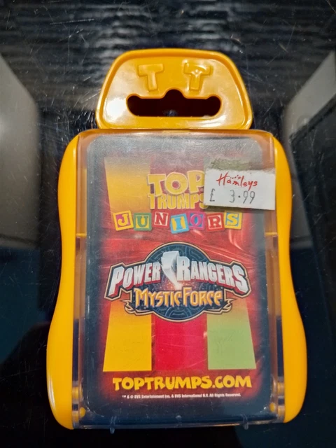 VINTAGE POWER RANGERS Rare Mystic Force Top Trumps Juniors Cards ...