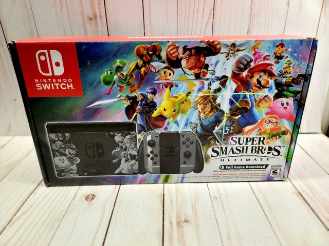 SUPER SMASH BROS Ultimate Switch Console - Empty Box Only HAC-S-KAELE ...