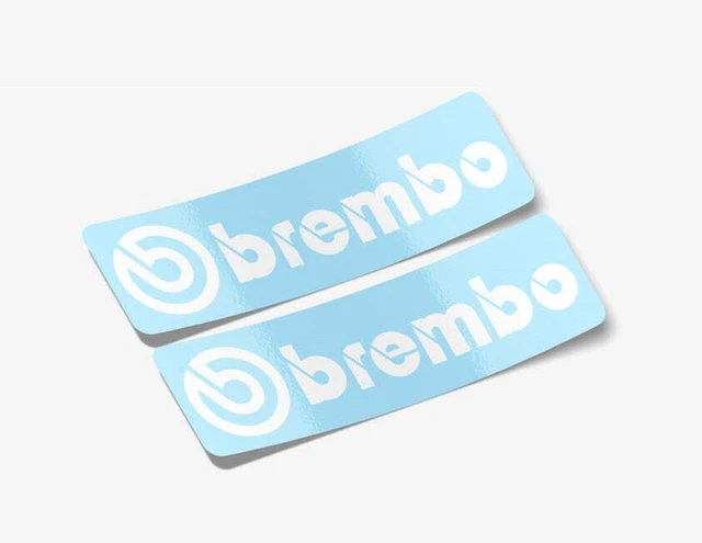 FRONT BRAKE CALIPER Brembo Stickers Logo Fits: Honda Civic Type R Fn2 ...