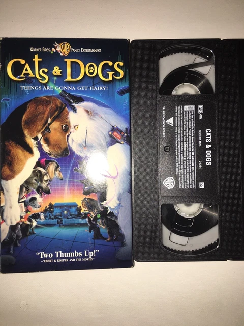 CATS & DOGS VHS Movie 2001 Vintage Tested £7.38 - PicClick UK