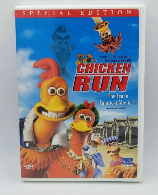 CHICKEN RUN (DVD, 2006, Special Edition) DIR Peter Lord + Nick Park w ...
