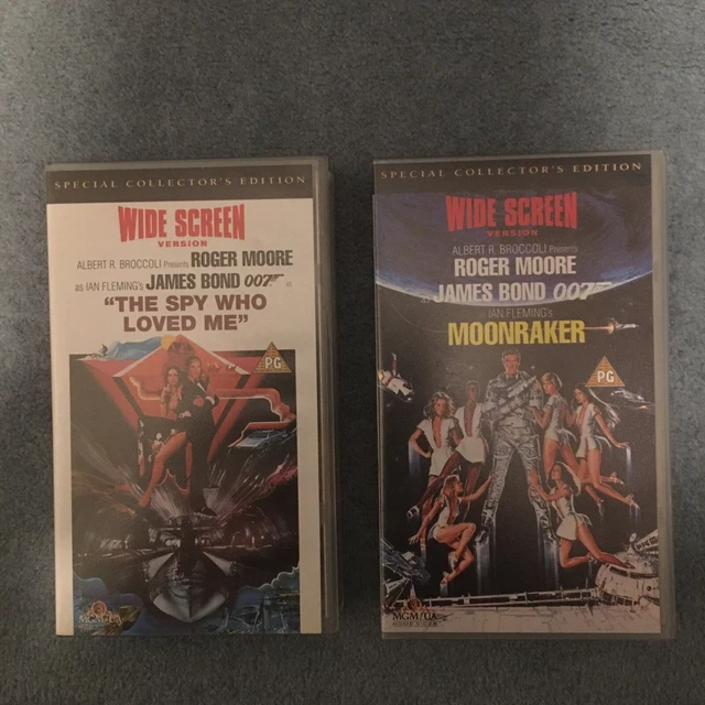 JAMES BOND RARE 1992 Widescreen VHS Videos £30.00 - PicClick UK