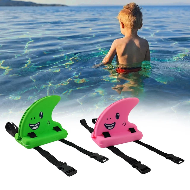 SWIMMING BACK FLOATS, Swimming Shark Fin, Swim Floats Belt, Pool ...