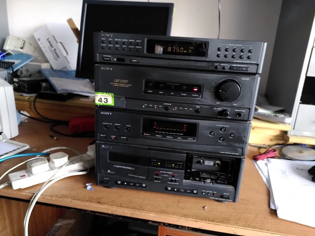SONY LBT-D307 HI-FI system, 2x tape, tuner, 2x aux, 1x phono (43) £9.99 ...