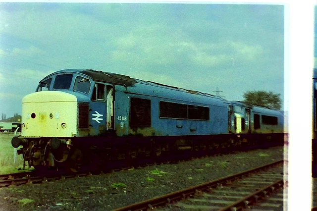 35MM RAILWAY COLOUR Negative Class 45 148 at Egginton Junction £1.95 ...