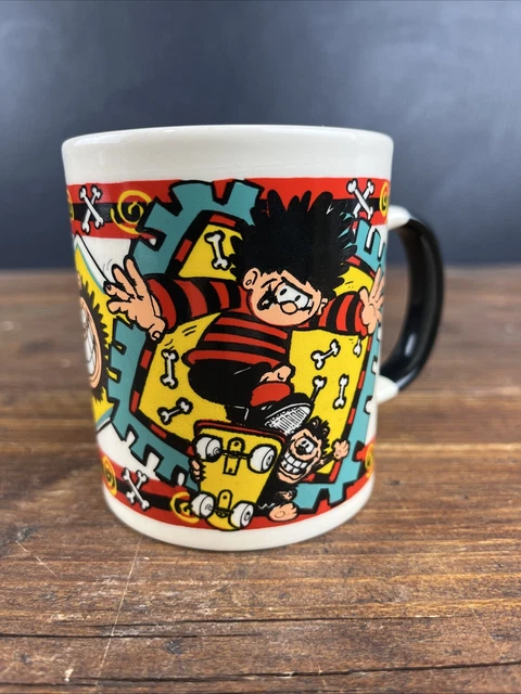 VINTAGE CUP BEANO Dennis The Menace 1994 Staffordshire Tableware Mug £ ...