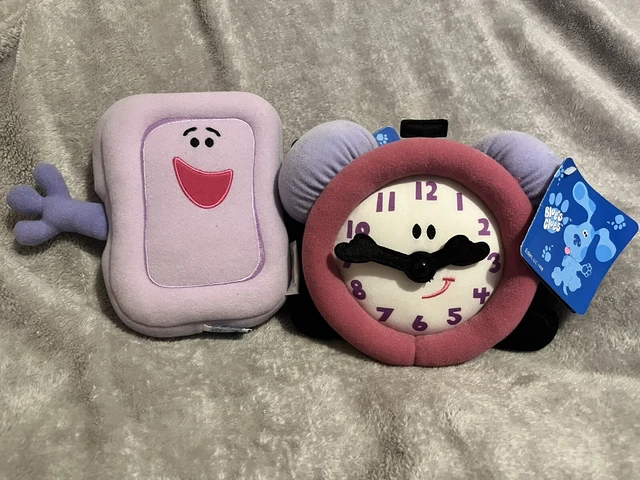 BLUE'S CLUES SLIPPERY Soap & Tickety Tock Clock Plush Soft Toys - Eden ...
