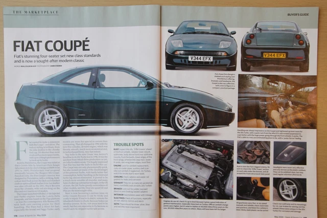 ORIGINAL CSC 2024 Buyers Guide magazine article: FIAT COUPE £5.40 ...