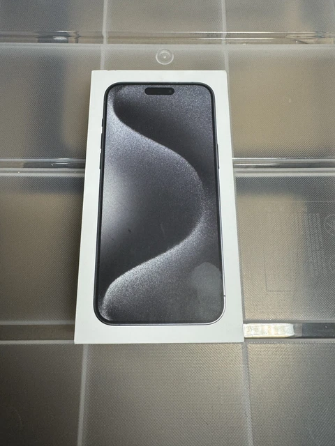 APPLE A2849 IPHONE 15 Pro Max Negro Titanio CAJA SOLO 512 GB EUR 9,29 ...