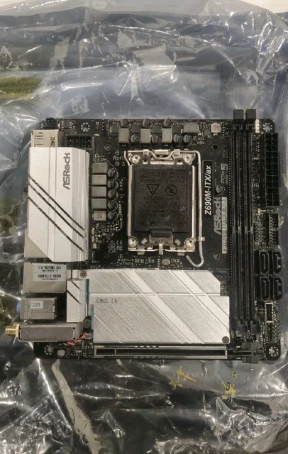 ASROCK Z690M-ITX/AC MOTHERBOARD LGA1700 ( z690 itx , LGA 1700) £104.72 ...
