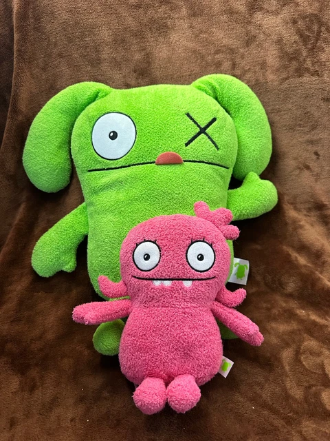 UGLY DOLLS BUNDLE of 2 monster soft toy plush pink green Moxy Ox £11.50 ...