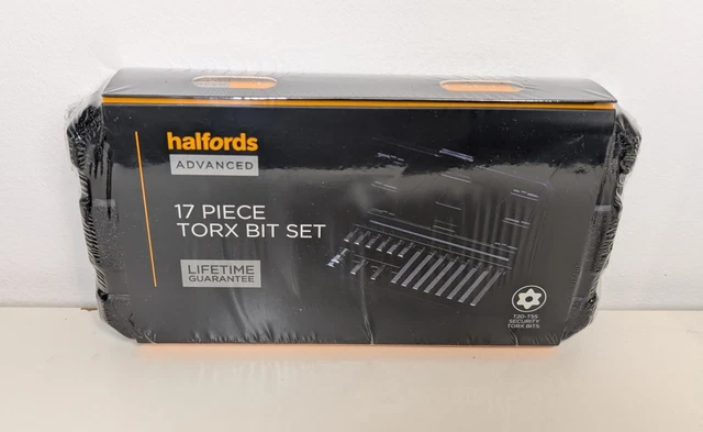 HALFORDS ADVANCED 17 Piece Torx Bit Set - New & Sealed £23.99 - PicClick UK