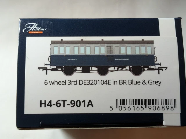 HATTONS GENESIS H4-6T-901A 6 wheel BR Blue Grey Generator Coach ...