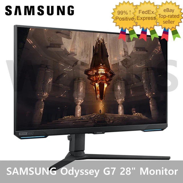 SAMSUNG ODYSSEY G7 S28BG700 28" Gaming Monitor 4K UHD 144Hz 1ms HDR400 ...