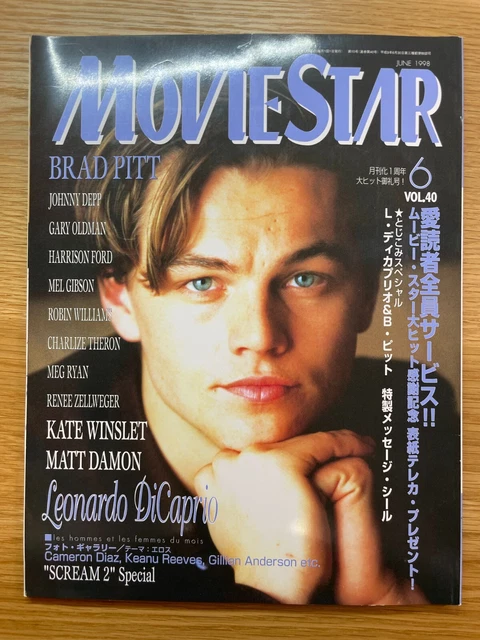 MOVIE STAR VOL.40 June 1998 | LEONARDO DICAPRIO | MIilla Jovovich £16. ...