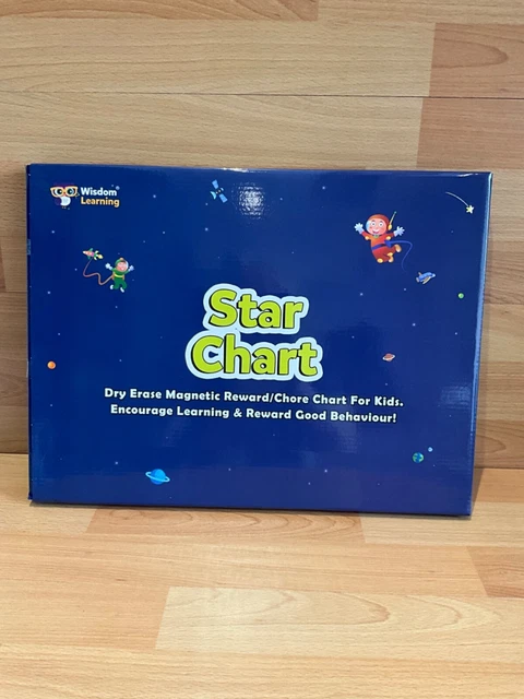 SPACE GOOD BEHAVIOR Chart Complete With Marker Pens, Eraser & Fridge ...