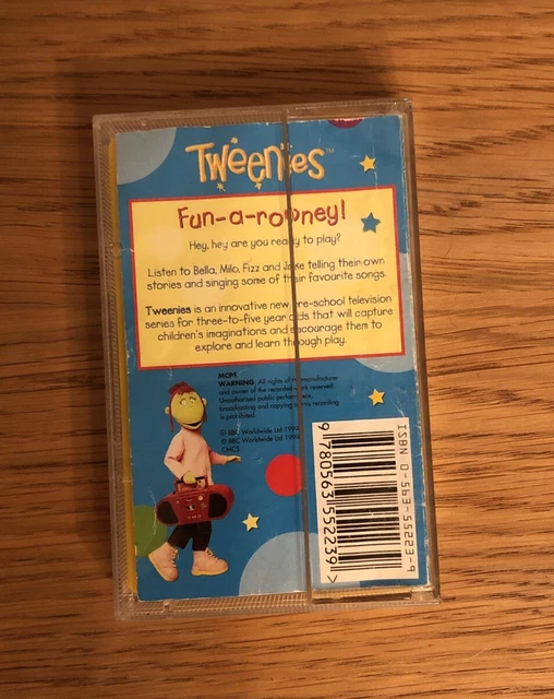 BBC TWEENIES FUN-A-ROONEY Audio Cassette 1999 &'Free' Looking After ...