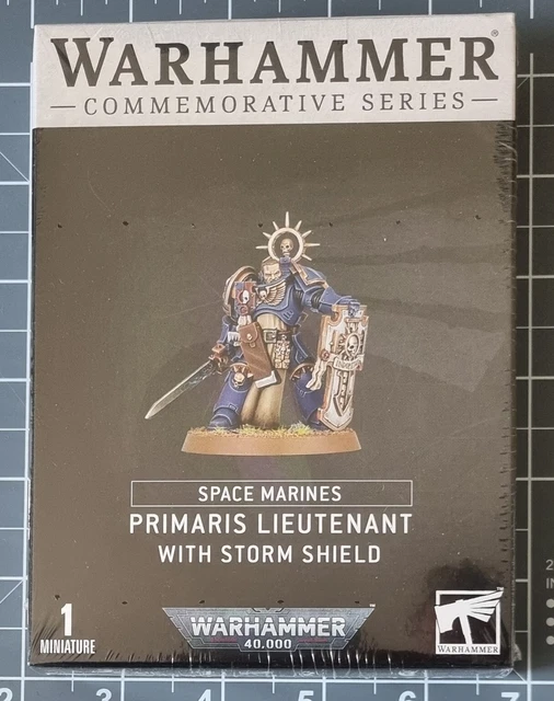 GW WARHAMMER 40K Space Marines Primaris Lieutenant with Storm Shield ...
