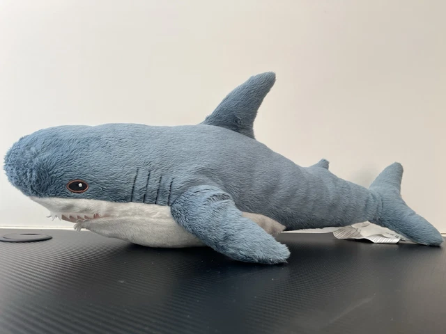 SMALL IKEA BLAHAJ Shark Pup Baby Soft Plush Toys 21 Inches Long Blue ...