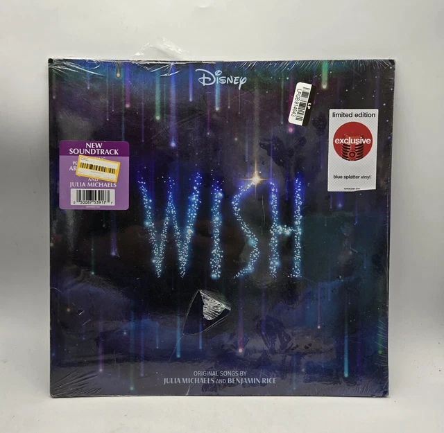 DISNEY WISH SOUNDTRACK Target Exclusive Limited Blue Splatter Vinyl ...