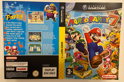 VERY RARE OFFICIAL Nintendo Gamecube Display Promo Sleeve - Mario Party ...