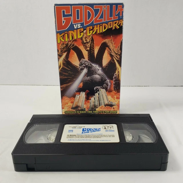 GODZILLA VS. KING Ghidora (VHS, 1998) VINTAGE COLLECTIBLE RARE TRI STAR ...