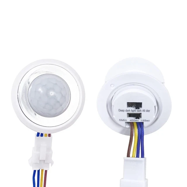 ALUMINUM HUMAN BODY Induction Switch PIR Smart Detection Detector ...