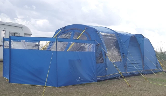 HI-GEAR HORIZON 400 Nightfall family AIR tent & carpet, windbreak ...