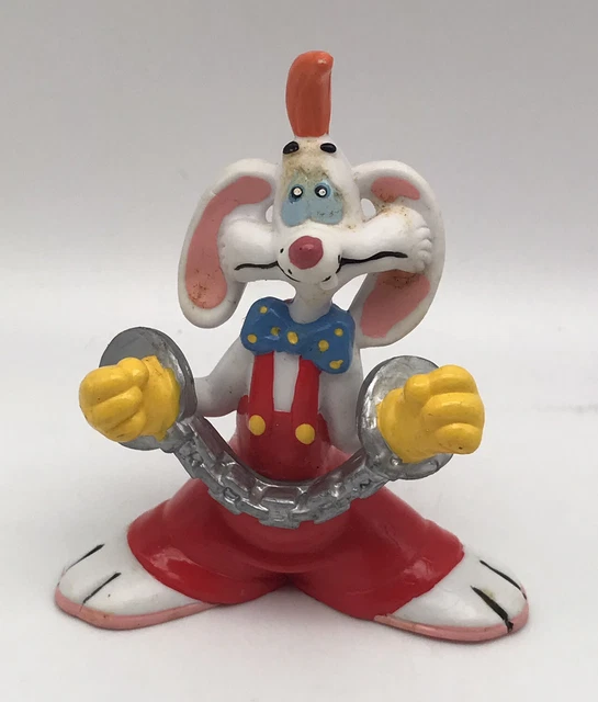 1987 DISNEY WHO Framed Roger Rabbit Frowning Handcuffed Roger Figure £8 ...