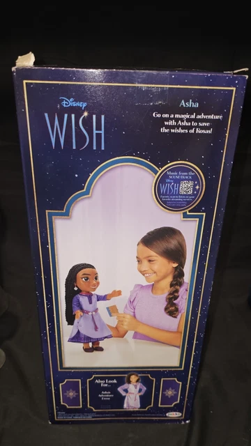 DISNEY PRINCESS WISH ASHA. 14 Inch Doll. JAKKS PACIFIC New In Box $33. ...