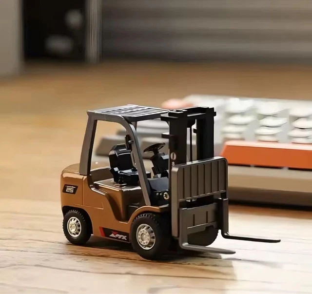 1/64 SCALE FORKLIFT Wireless Remote Control Toy RC Mini with Arm ...