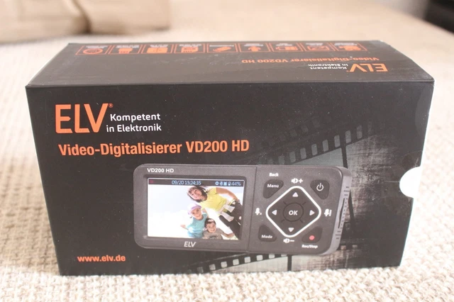 ELV VIDEO DIGITALISIERER VD 200 HD Gebraucht mit Vernbedienung ...