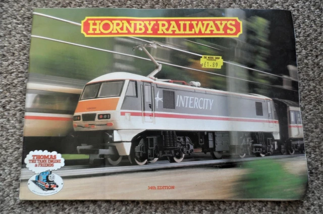 HORNBY RAILWAYS MODEL CATALOGUE 34th Edition INTERCITY ON COVER Trains ...