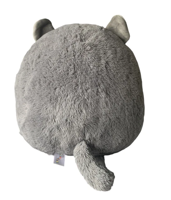 RARE BNWT SQUISHMALLOW Miper the Grey Chinchilla 12” FuzzMallow Plush £ ...