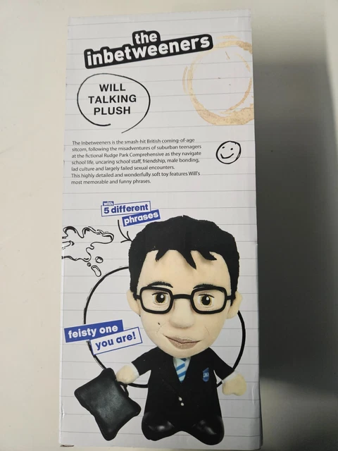 THE INBETWEENERS WILL Talking Plush 5 X Rated Phrases NEW L@@K £10.00 ...