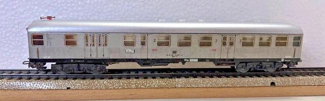 MÄRKLIN H0 4077 Reisezug-Steuerwagen (Silberling) 2.Kl. Bdnf 738 DB £40 ...