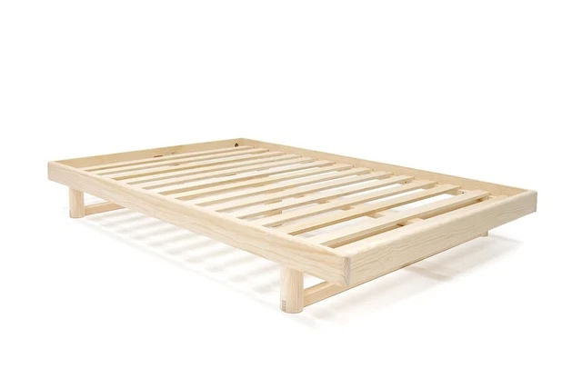 THE FUTON COMPANY Double platform low bed frame Moonrise £234.72 ...