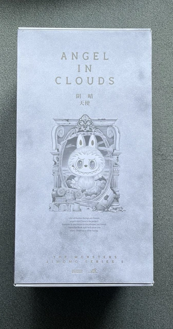POPMART THE MONSTERS Labubu Zimomo Angel in Clouds Figur mit Tote Bag ...