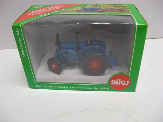 SIKU 3466 LANZ Ackerluft Bulldog Tractor 1:32 Scale Die Cast Vgc/Fine ...