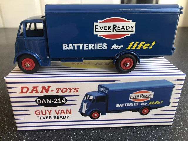 DINKY SUPERTOYS 918/DAN Toys 214 Boxed Guy Van "Ever Ready” Superb! £75 ...