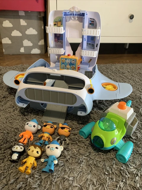 OCTONAUTS TRANSFORMING ABOVE & Beyond HQ Octoray Gup P Kwazii Figuren ...
