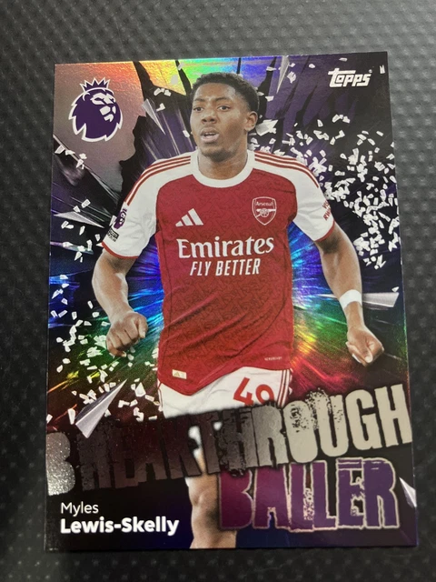 TOPPS PREMIER LEAGUE 2025 - 26 Card M Lewis Skelly Arsenal Breakthrough ...