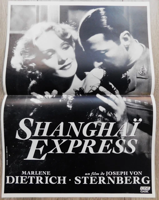 SHANGHAI EXPRESS AFFICHE Poster 40x60cm 15"23 R Marlene Dietrich J von ...