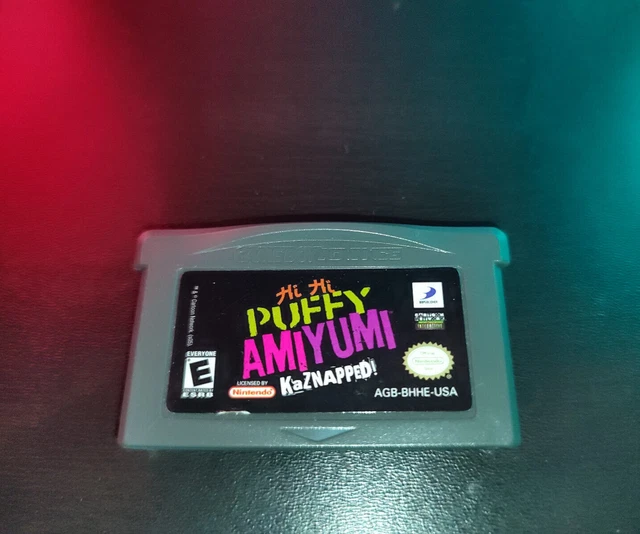 GAMEBOY ADVANCE HI Hi Puffy AmiYumi Kaznapped GBA Nintendo Game boy ...