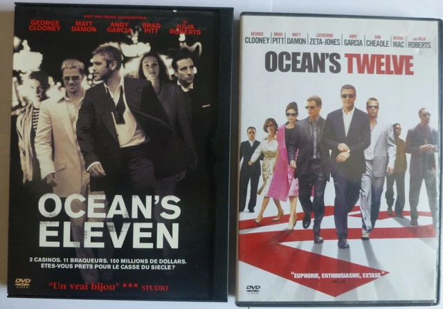 LOT DE 2 DVD OCEAN's ELEVEN et OCEAN's TWELVE en BE EUR 6,25 - PicClick FR