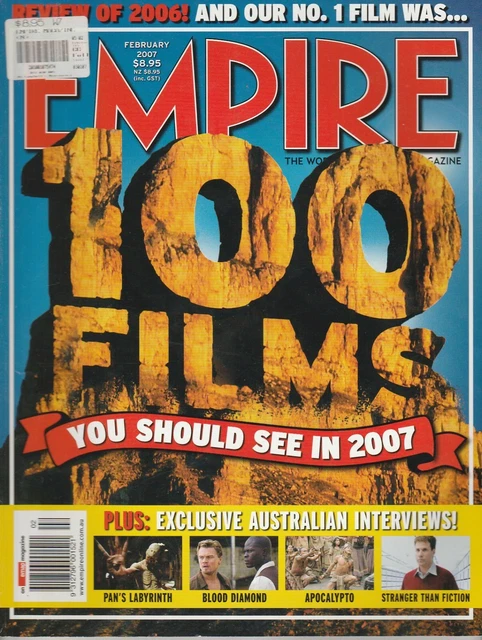 EMPIRE MAGAZINE: FEB 2007--"Movies You Should See In '07" issue $15.00 ...