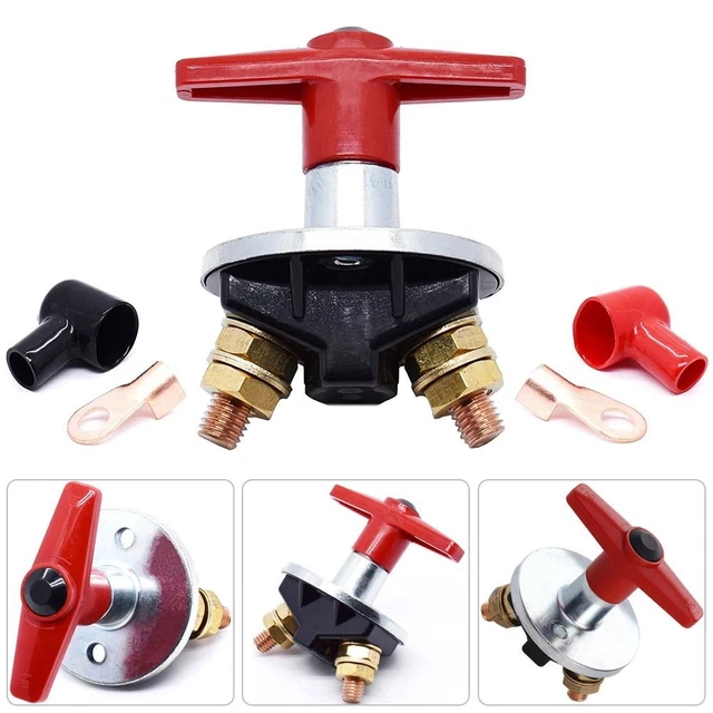 POWER-OFF BATTERY ISOLATOR Power Switch Disconnect Switch Cut Off ...